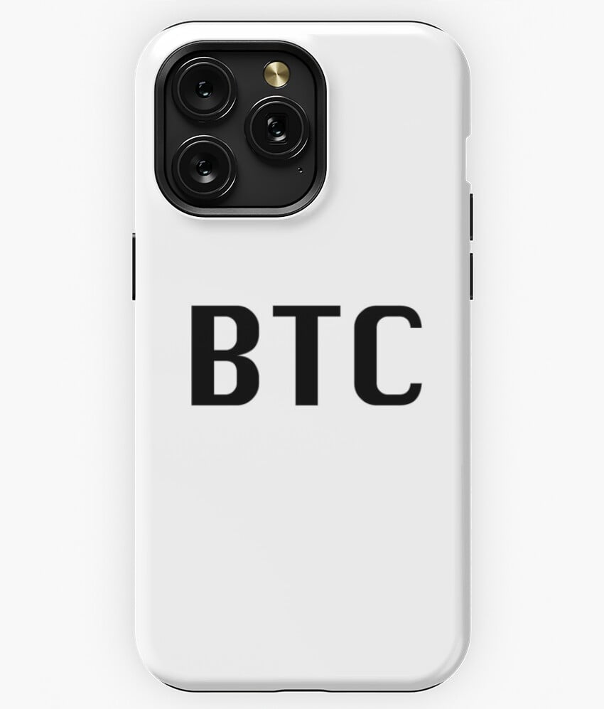 BTC Bitcoin Cryptocurrency Crypto Gift G3552 Phone Case for iPhone17 16 15 14 13 12 11 Pro Max ...