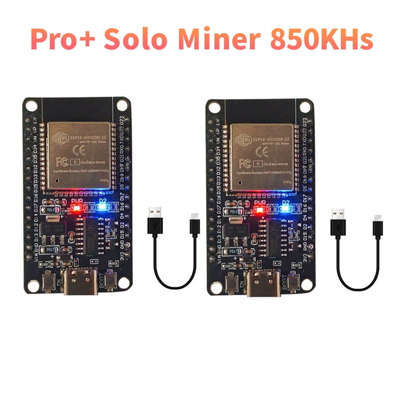 BTC Miner Pro+ Solo Miner 850KH/S Hashrate WiFi Bitcoin BTC Miner ESP32 Chip Asic Mining Low ...