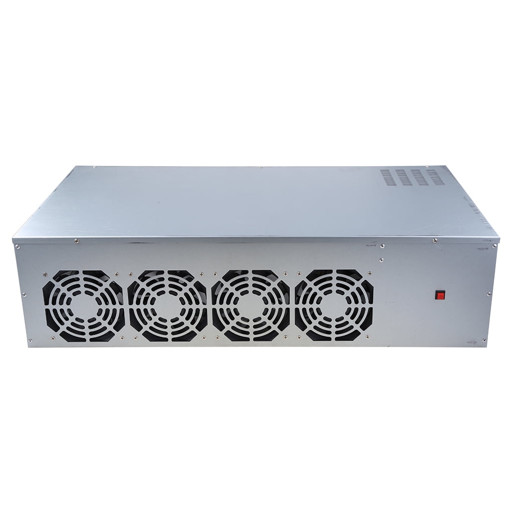 BTC-S37 GPU Mining Mining Motherboard 8 Mining Frame Combo with 4 8GB ...