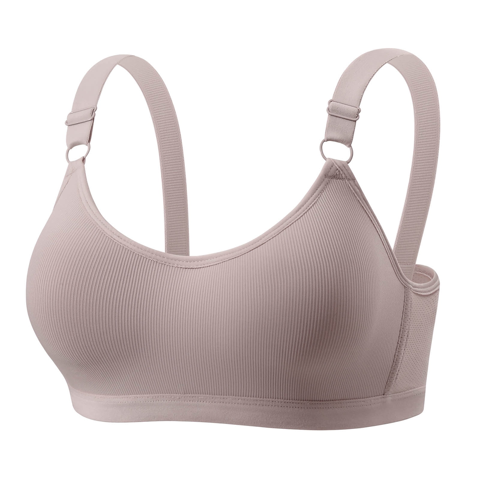 BTDECLAR Women's Wireless Bras Solid Color Full Coverage Soft ...