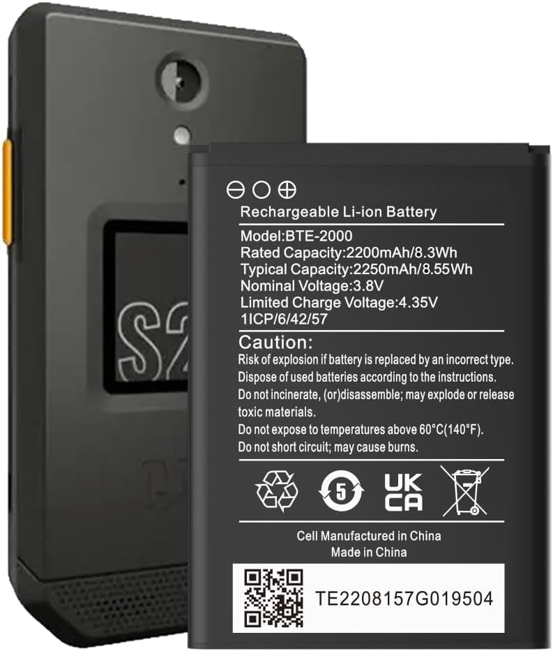 BTE-2000 Battery,2025 New Upgraded High Capacity Li-ion Replacement ...