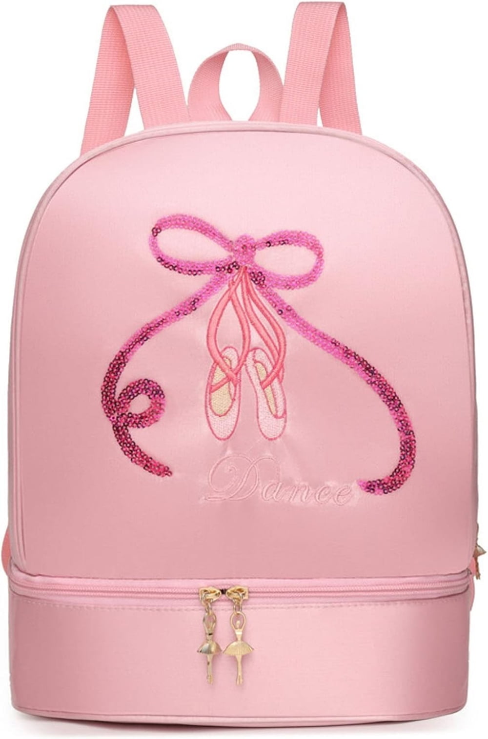 BTEPSGA Ballet Bag Ballerina Dance Backpack with Separate Shoe ...