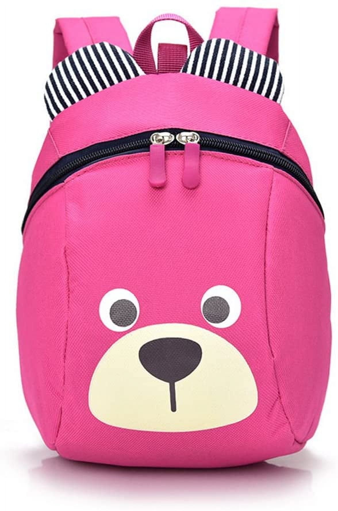 BTEPSGA Cute Bear Small Backpack With Leash Backpack Bag Mini Size ...