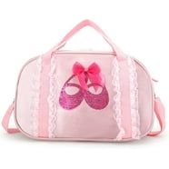 Ballet Dance Bag, Ballet Gym Bag for Women Girls Adjustable Straps ...