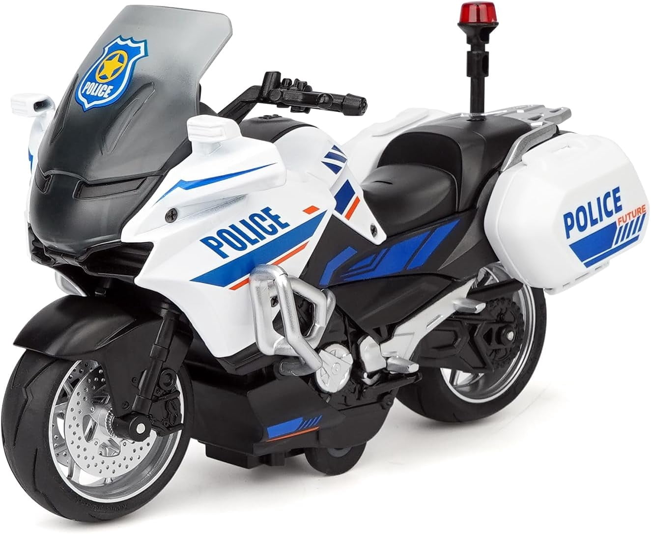 BTEPSGA Toy Motorcycle - Alloy Motorcycle Toy with Sound and Music,1:10 ...