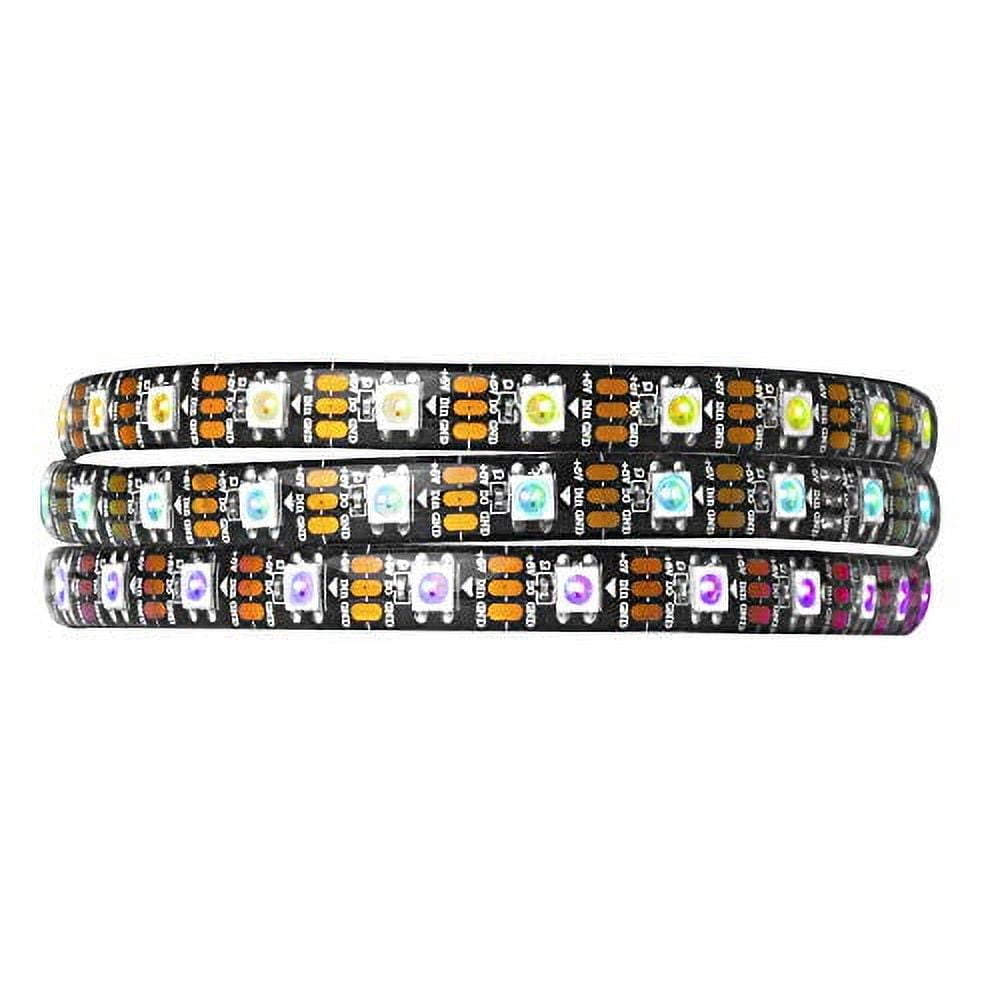 BTF-LIGHTING WS2812B RGB 5050SMD Individual Addressable 3.3FT 60(2x30 ...