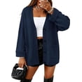 BTFBM Oversized Cardigan Sweaters for Women Trendy Fall Fashion Button ...