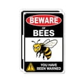 BTFSigns 2 Pack 12"x 16" Aluminum - Metal Signs Funny Beware Of Bees ...
