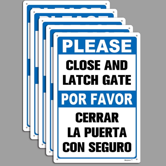 Please Close Door Sign