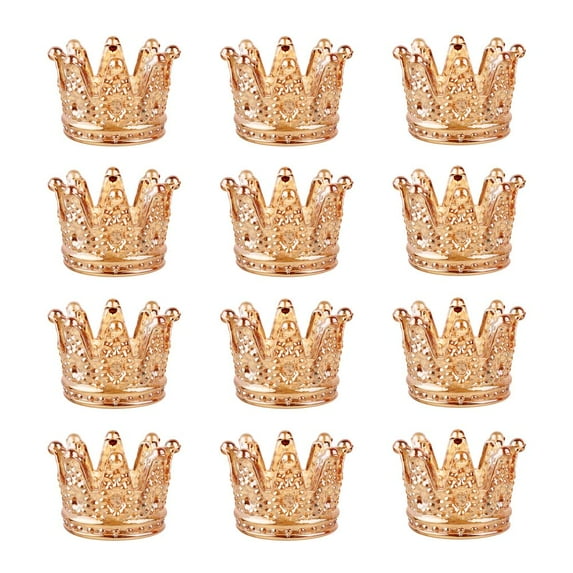 BTGLLAS Set of 12 Crown Glass Tealight Candle Holder,Votive Candle ...