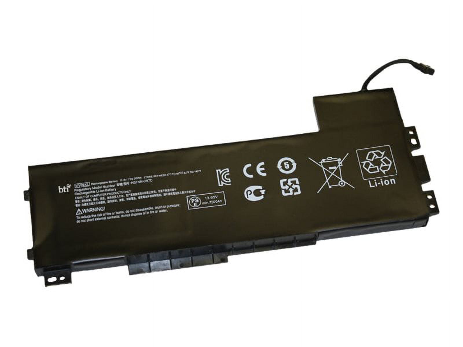 BTI 6 Cell Lithium Polymer Laptop Battery for HP Zbook 15 G3 VV09XL-BTI ...