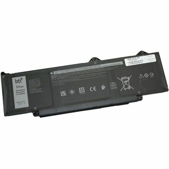 BTI R73TC-BTI 11.4V 54Whr Li-IOn Battery for Select Dell Latitude ...