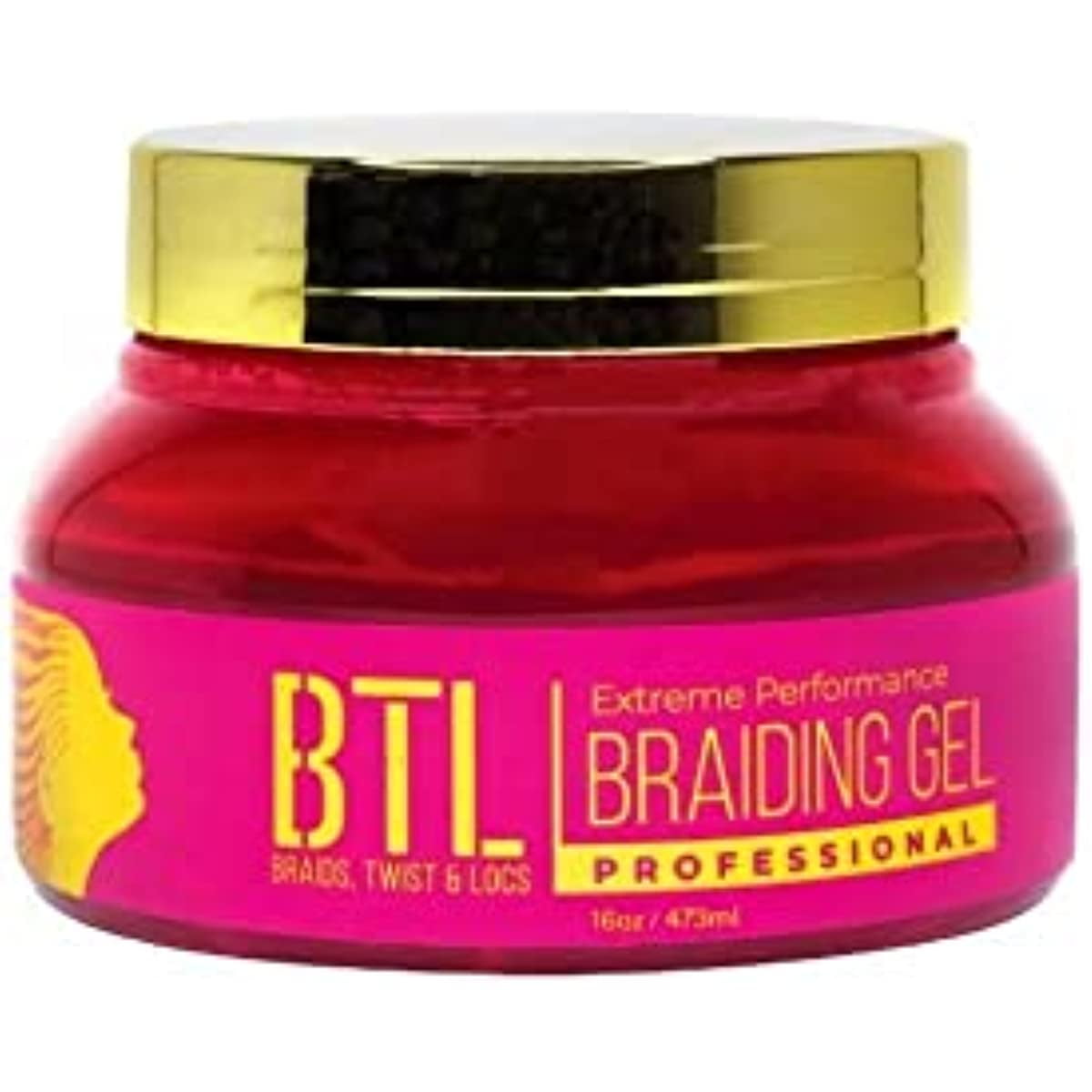BTL Professional Ethnic Hair Care Braiding Gel, Family Size 16 Fl oz ...