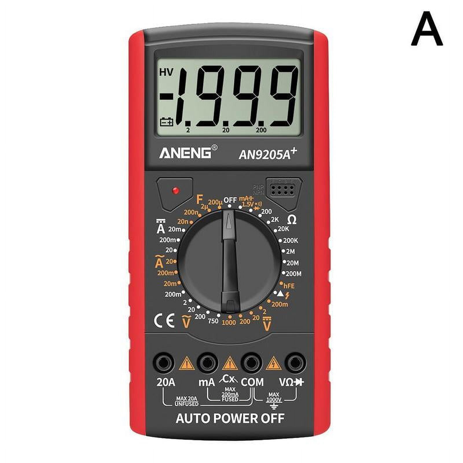 BTLIGE DT-9205A Digital Multimeter Current Voltage Meter Resistance ...
