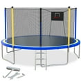 BTMWAY 14ft Trampoline Outdoor, Heavy Duty Trampoline with Net, Big ...