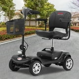 BTMWAY 4 Wheel Mobility Scooter, Compact Electric Wheelchair Device ...