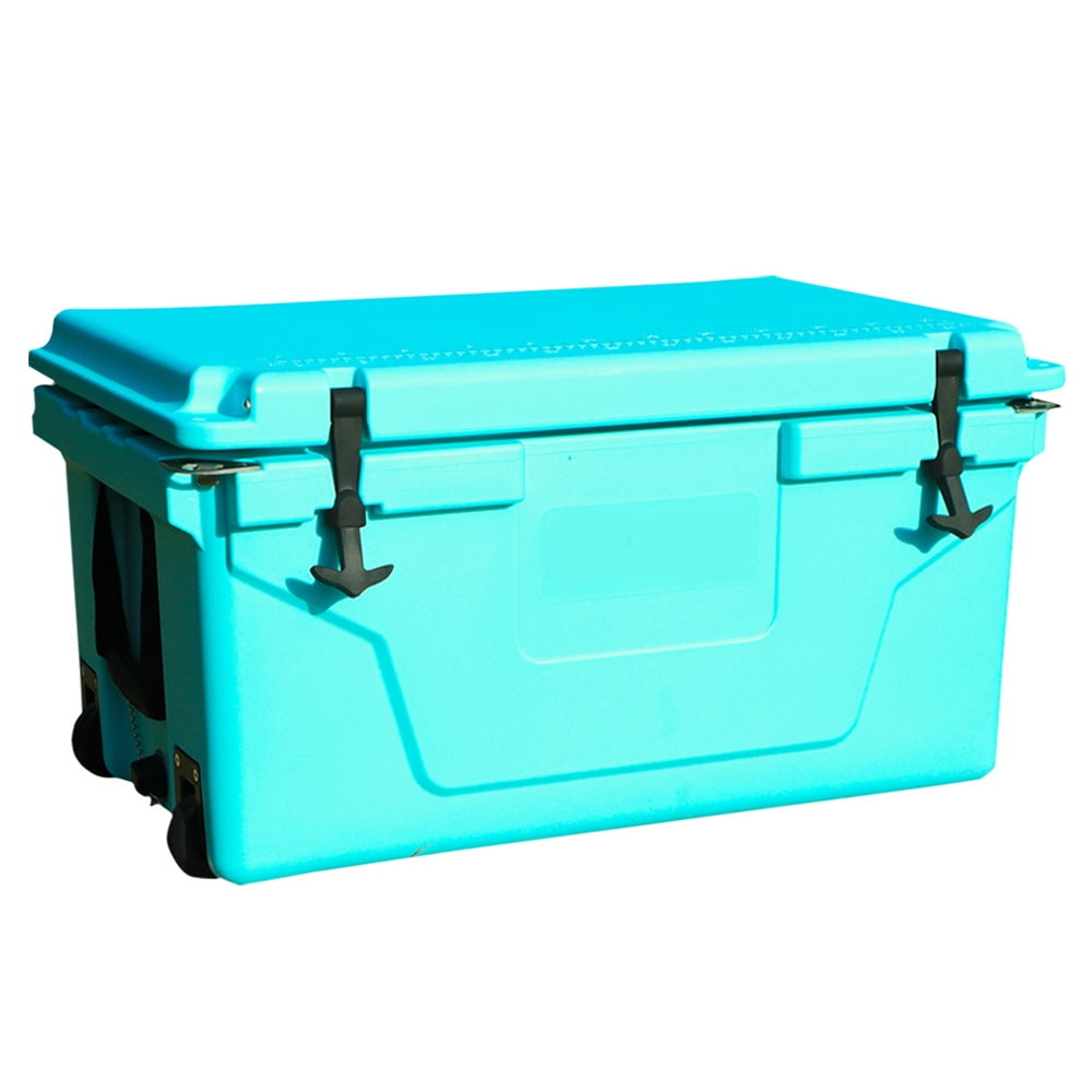 SHINPT 65QT Cooler with Wheels, Portable Ice Chest for Car, Beer Cooler ...