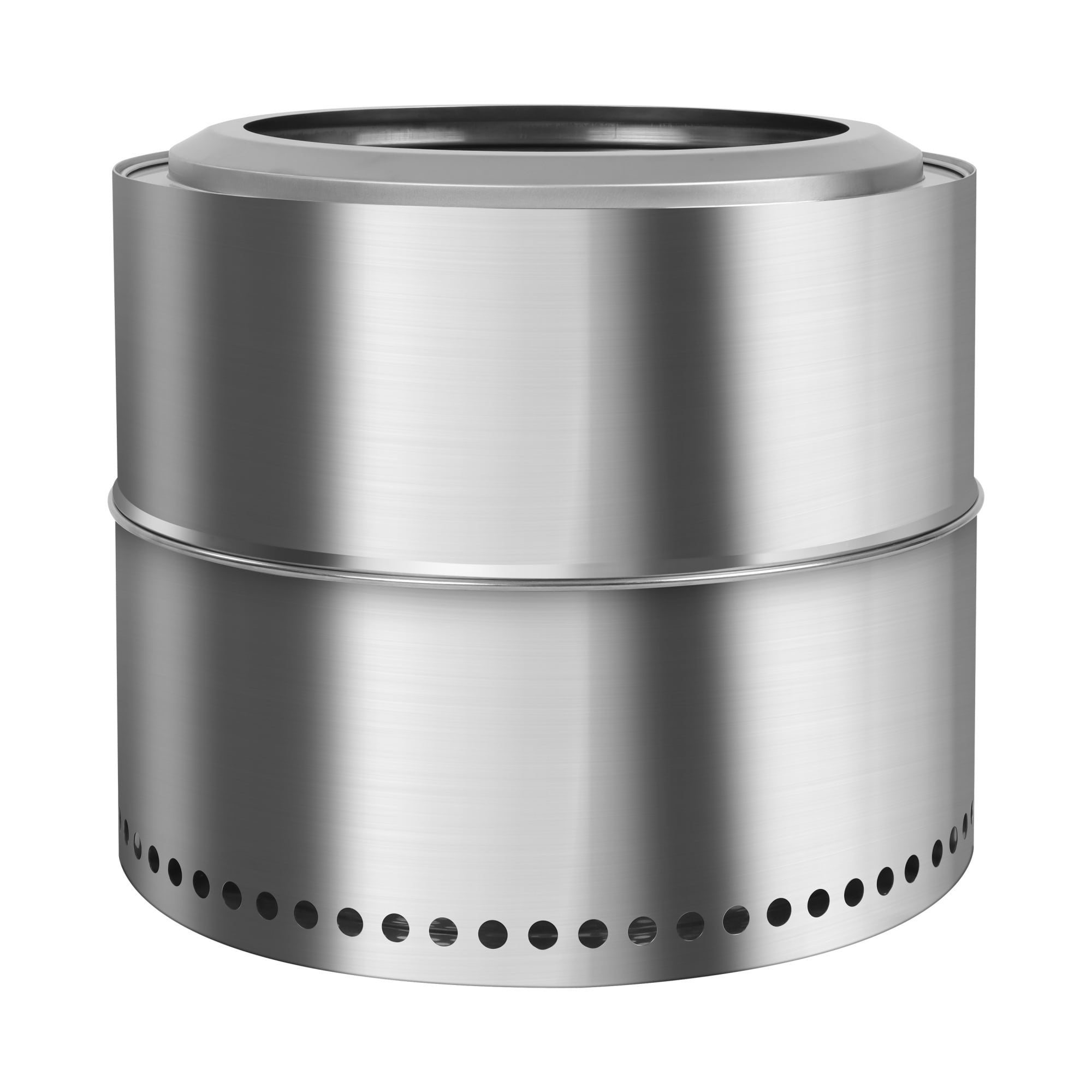 BTMWAY Smokeless Fire Pit with Removable Ash Pan, Portable Fire Pit for ...