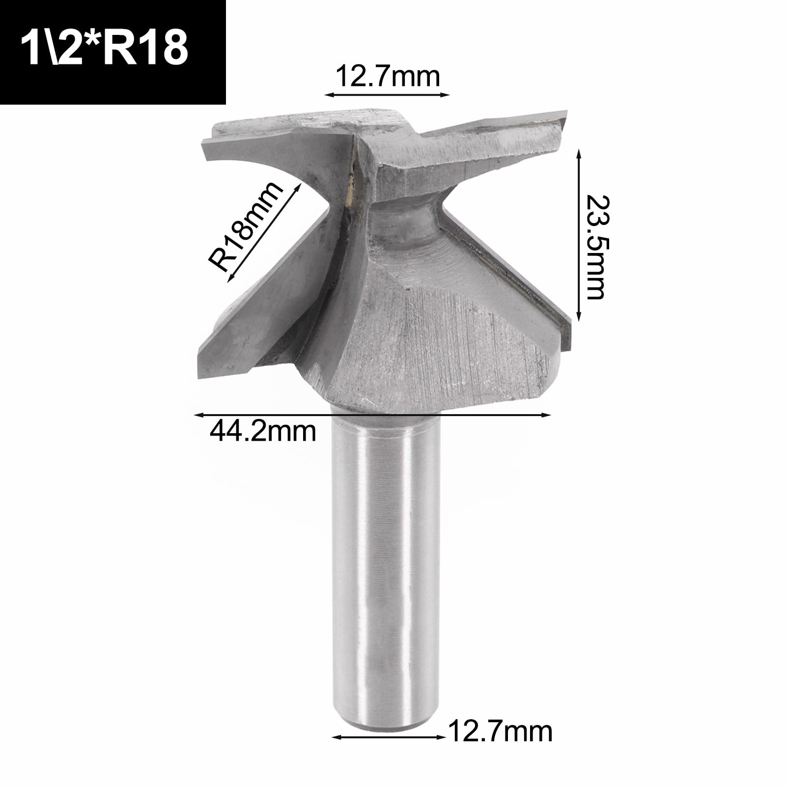 BTOER 1/2 Shank Wood Door and Wall Cabinet R18 R30 Bending Cutter ...