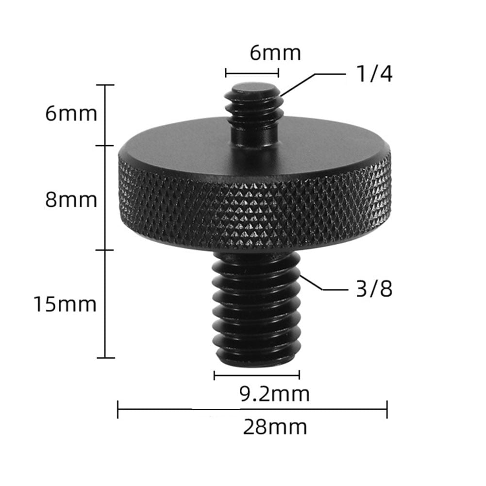 BTOER 1/4 3/8 to 5/8 Female Male Threaded Screw Mount Adapter for ...