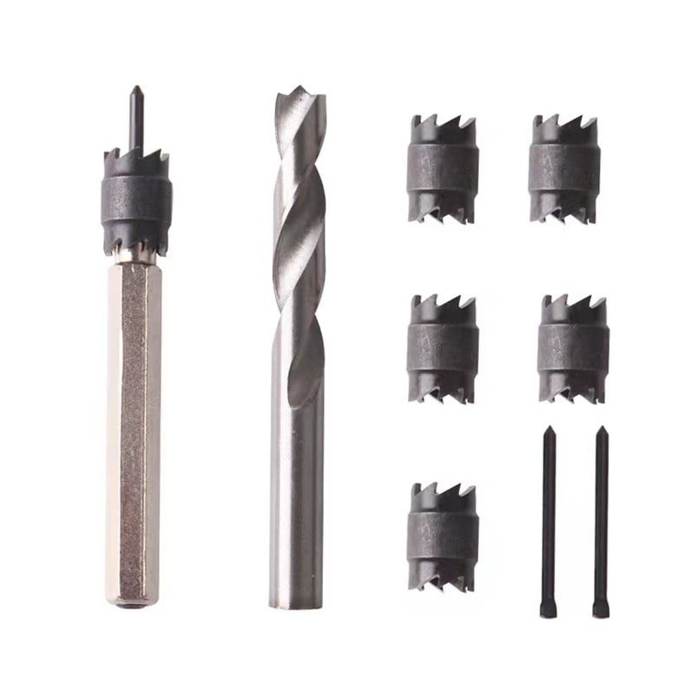 BTOER 10 Piece Double Sided Spot Weld Cutter Drill Bit Set - Walmart.com