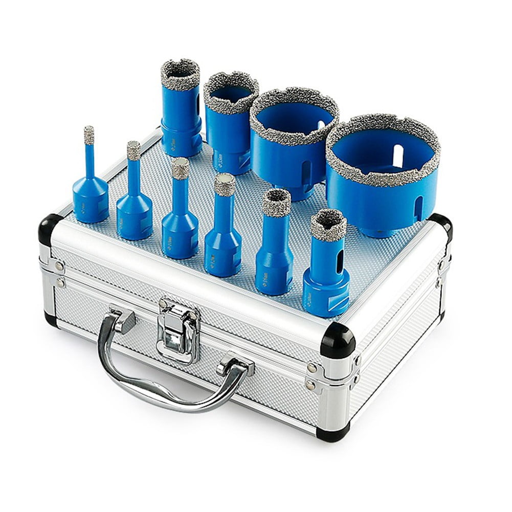 BTOER 10PCS Core Drill Bits Hole Cutter Vacuum Brazed for Porcelain ...