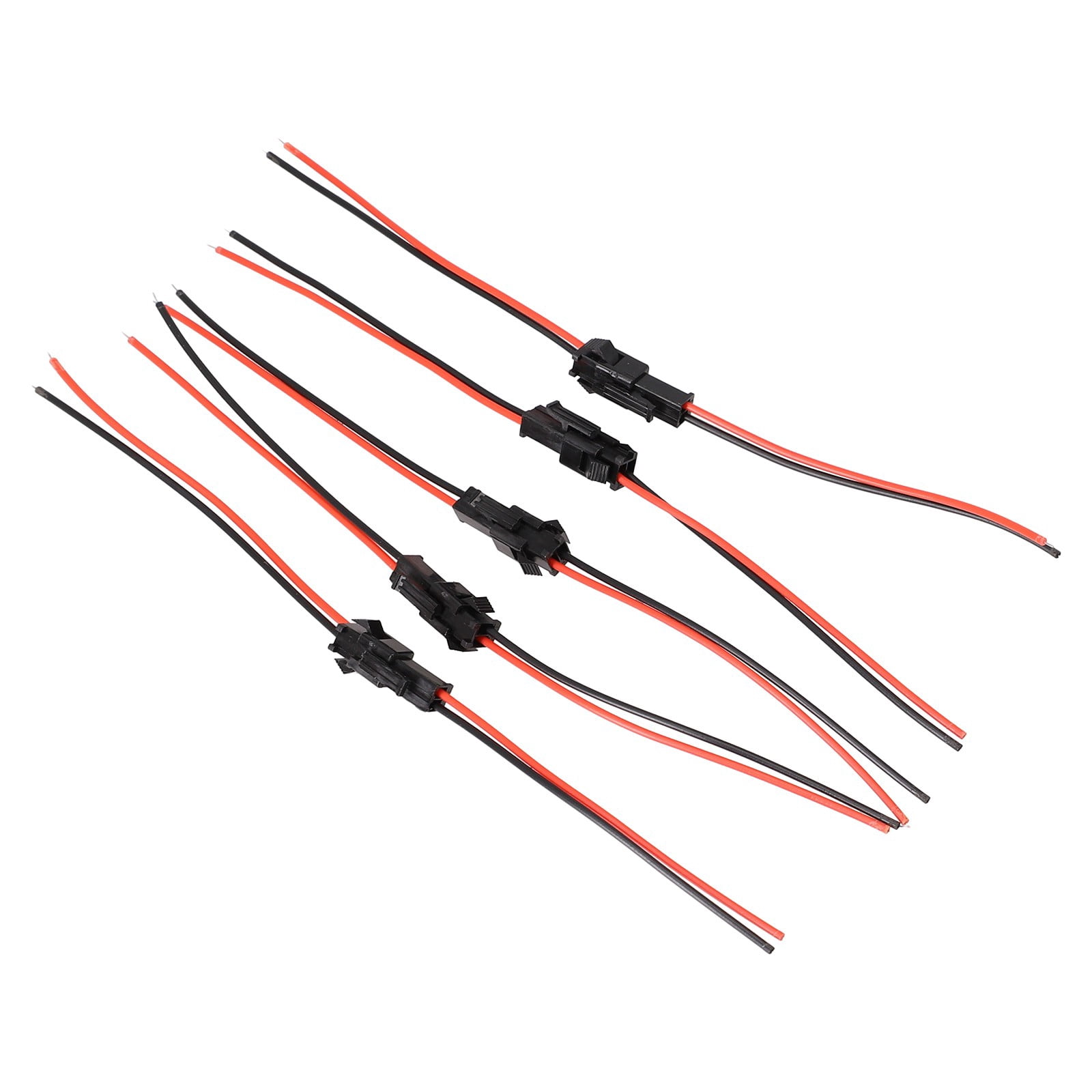 BTOER 10PCS SM 2-Pins 2P Female Male Connector Wire Cables Adapter ...