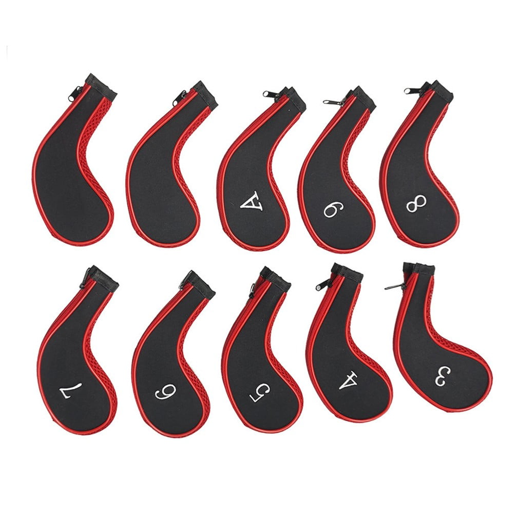 BTOER 10PCS for Golf Club Covers Club Head Covers for Golf Iron Covers ...