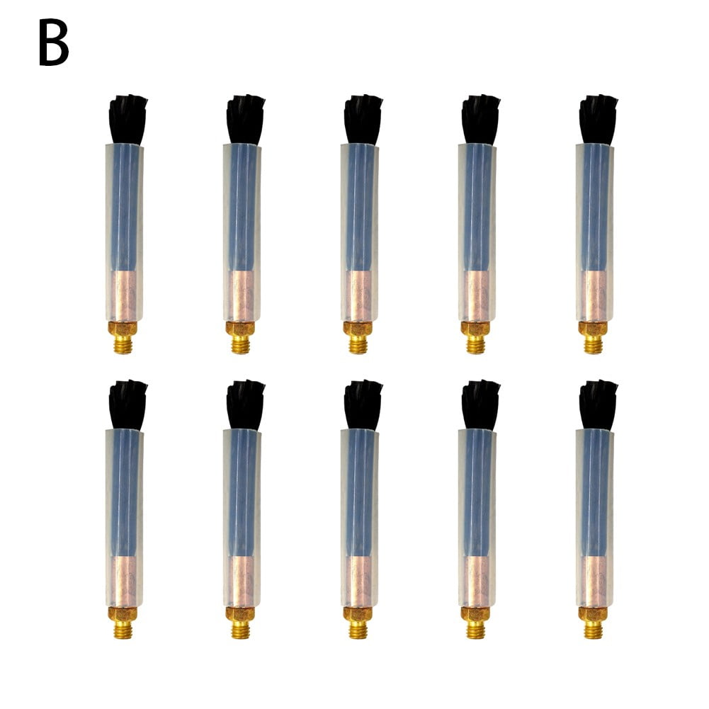 BTOER 10pcs M6/M8/M10 Weld Brushes Cover Cleaning Weld Weldseam Cleaning Brush Carbon Fiber ...