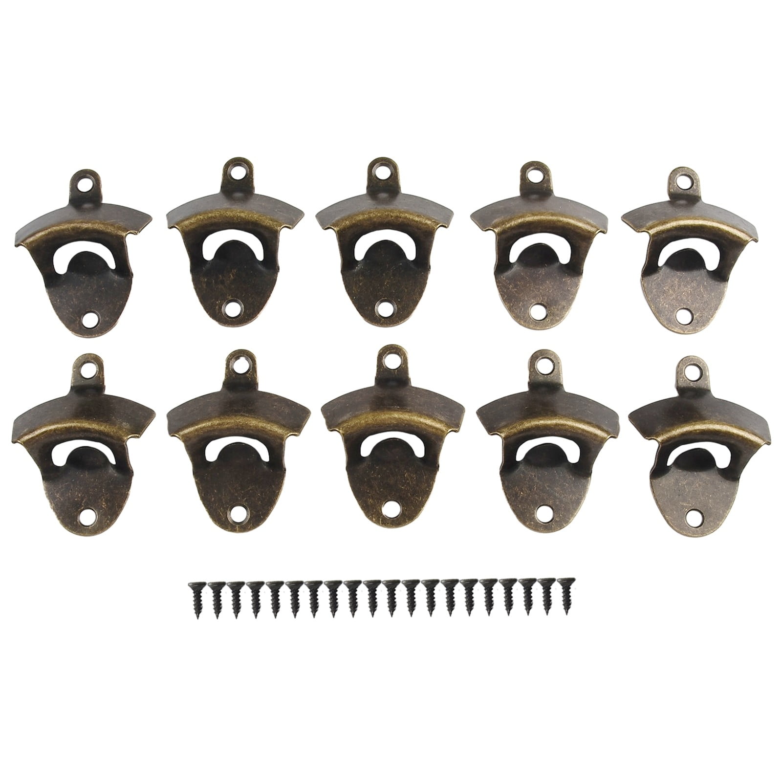 BTOER 10x Rustic Style Cast Iron Wall Mounted Bottle Opener Cave Bar ...