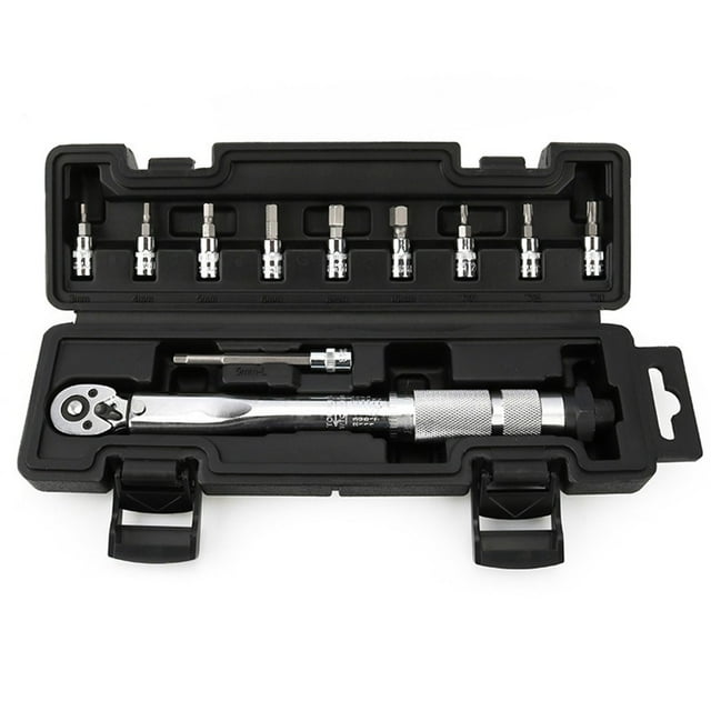 BTOER 11PCS Torque Wrench Set Torque Adjustable 1/4inch Ratchet Wrench ...