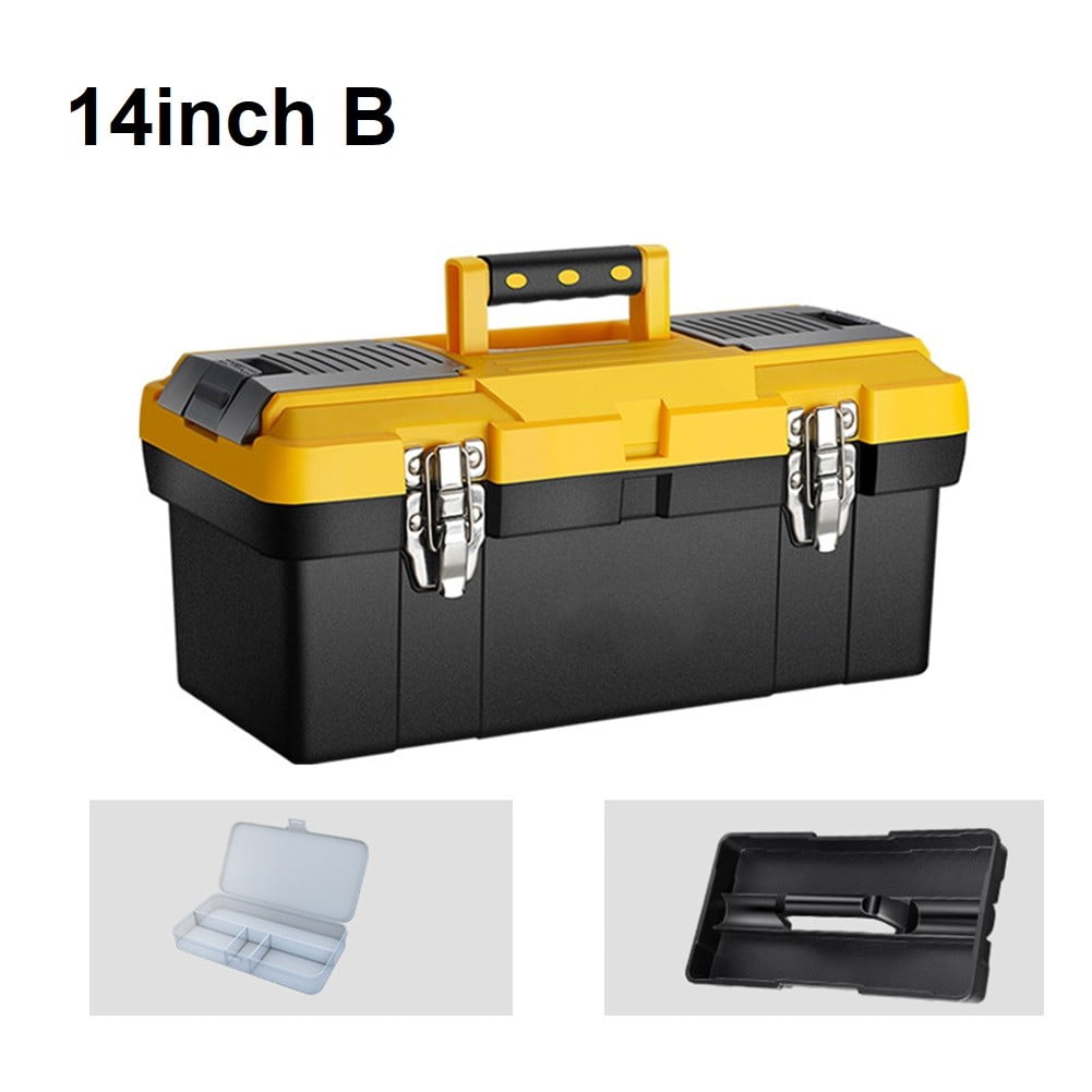 BTOER 12-14in Professional Tool Box Tool Organizer Plastic Thickened ...