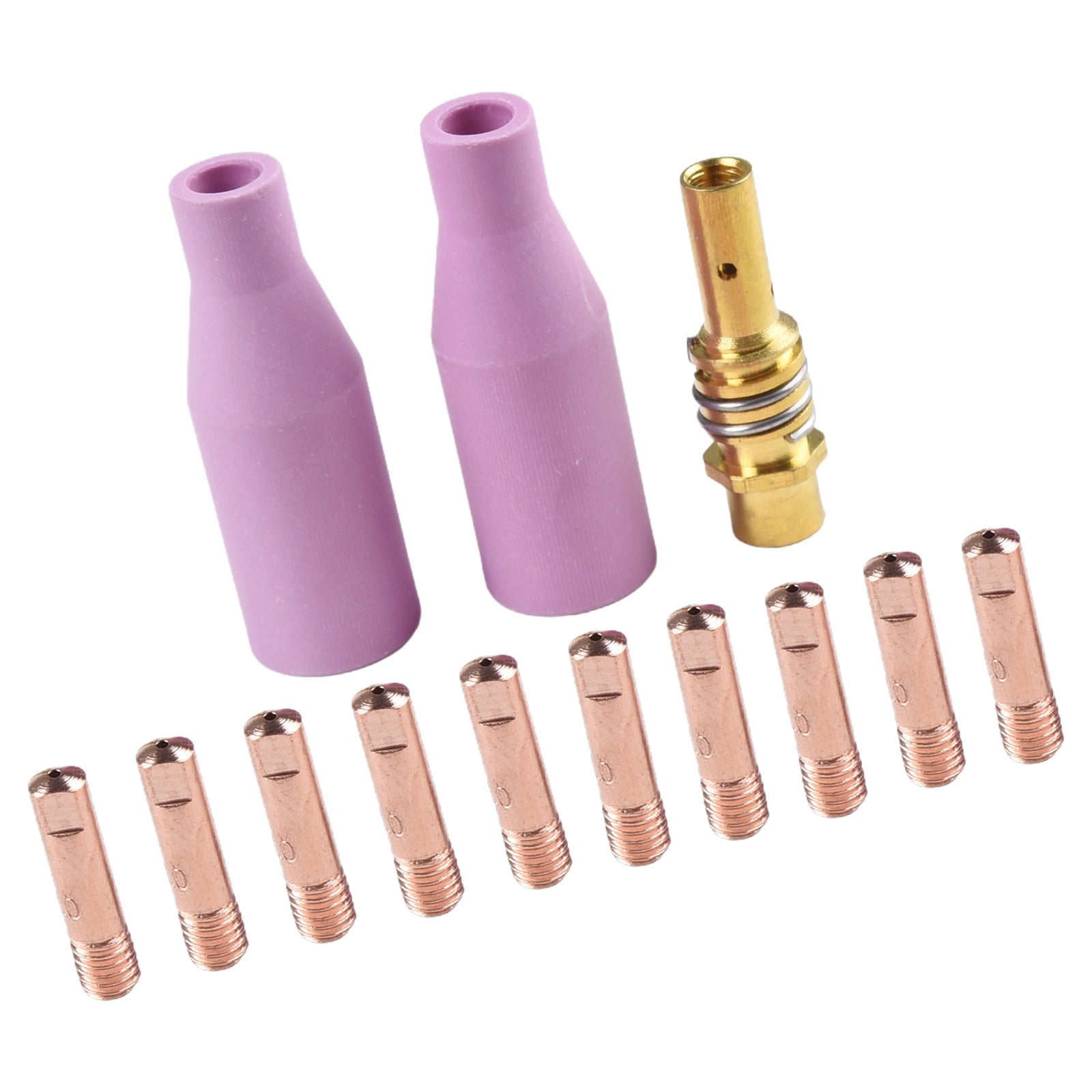 BTOER 13PC Welding Torch 15AK Argon Gas Ceramic Nozzle Holder Contact Tip for 15AK MIG - Walmart.com