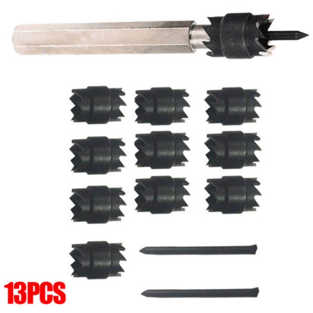 BTOER 13pc Double Sided 3/8" Rotary Spot Weld Cutter Remover Drill Bits ...