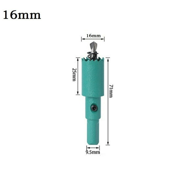 BTOER 16-50mm Bimetal Wood Drill Bit HSS 2 Woodworking for Plasterboard ...