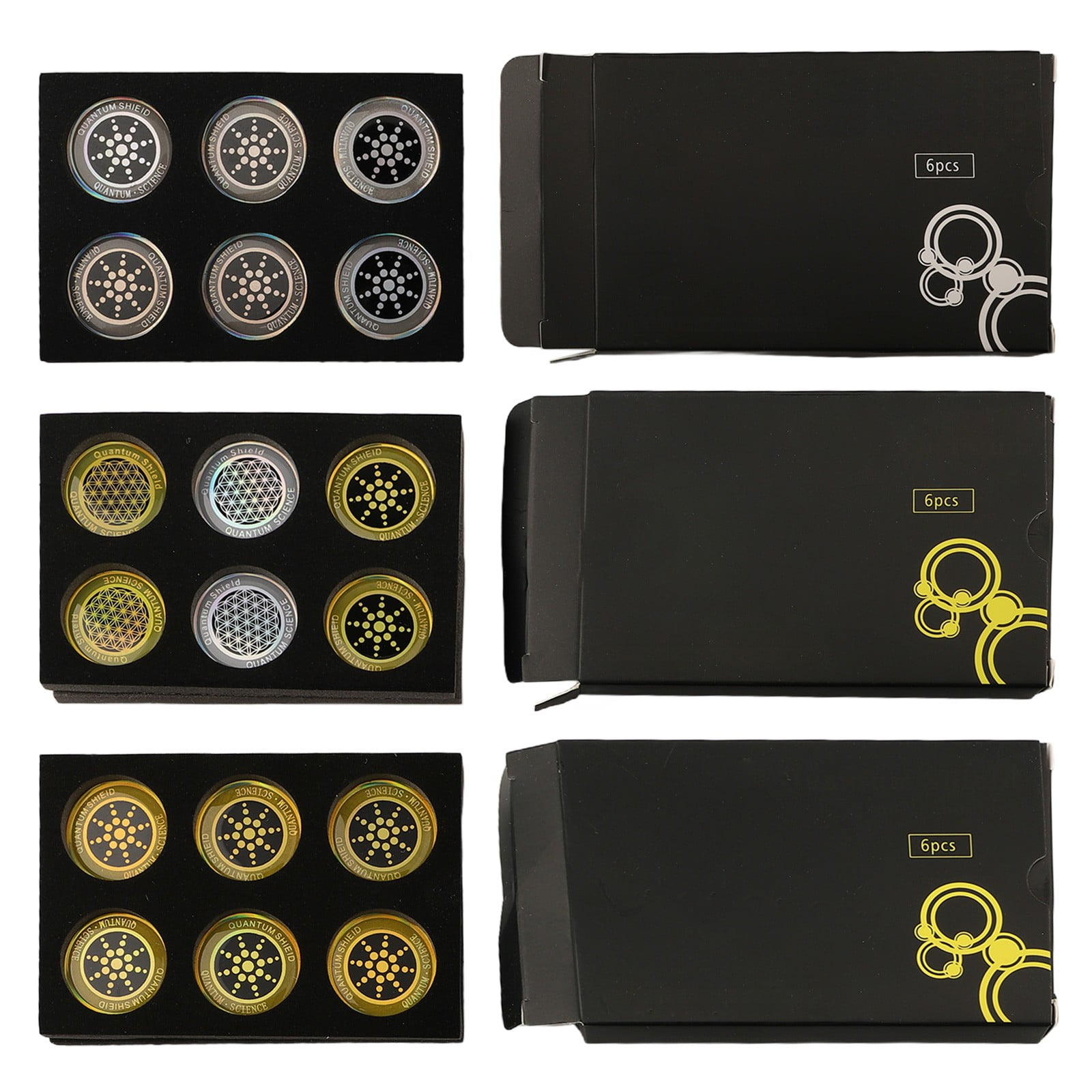 BTOER 18XPhone Radiation Protection Stickers Electronic Devices EMF ...