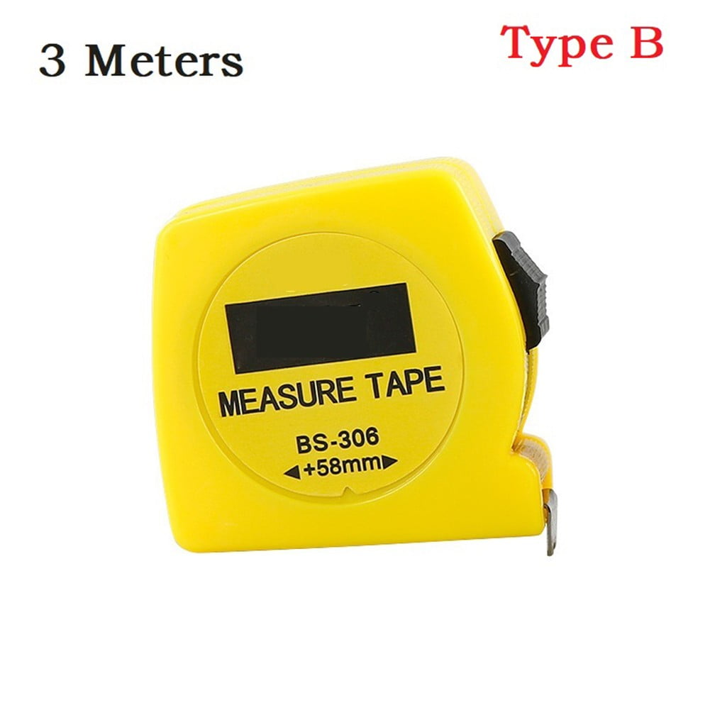 BTOER 1PC 3/5meters Length Pocket Tape Metric stainless Steel Measuring ...