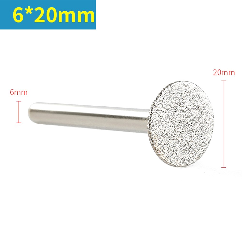 BTOER 1PC 6-30mm Diamond Burr Carving Grinding Bit 6mm Shank for ...