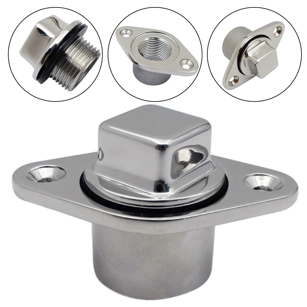BTOER 1PC Marine Grade Stainless Steel 316 Boat Drain Marine Stainles ...