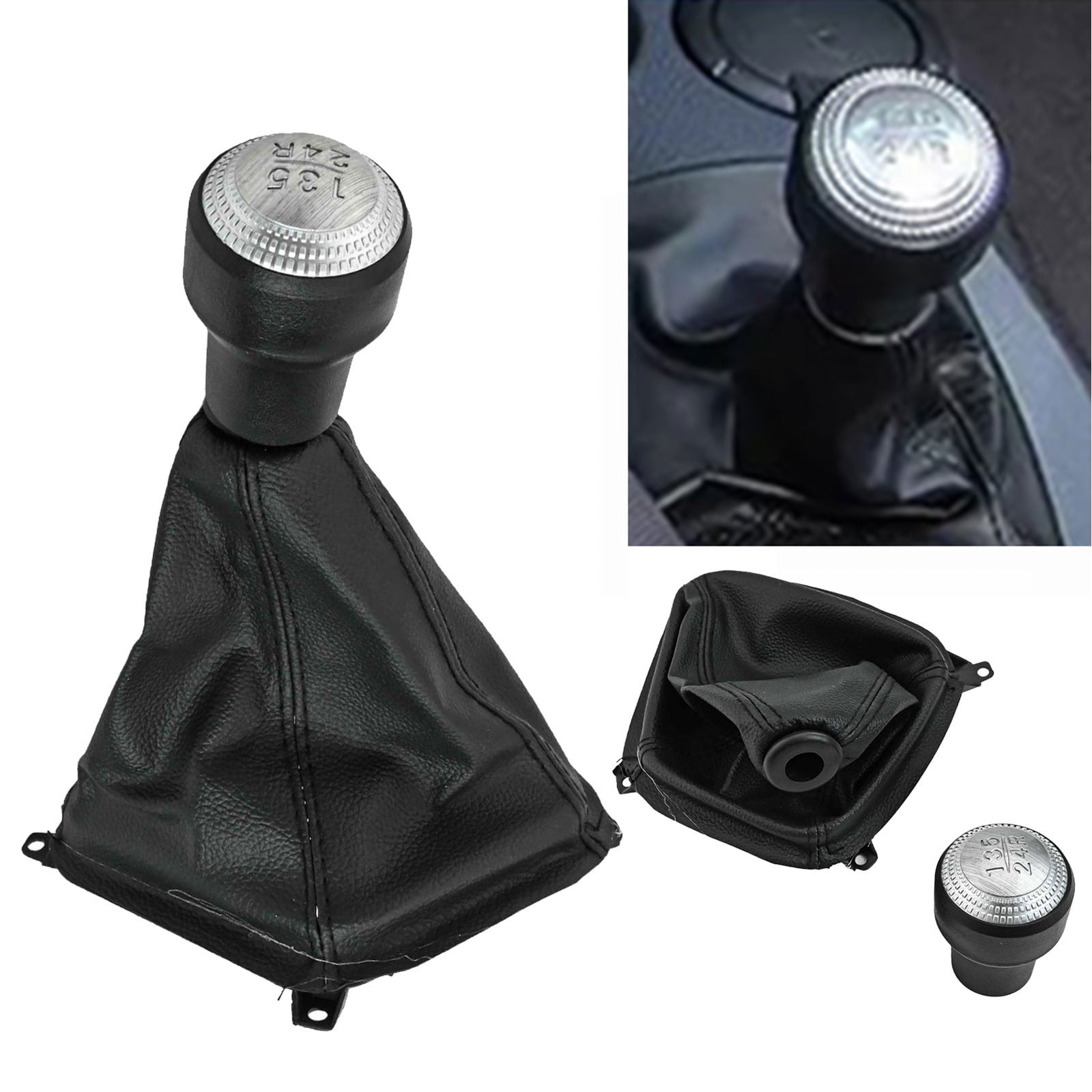 BTOER 1x 5 speed Gears Gear Knob for Getz 2002-2010 for Kia for ...
