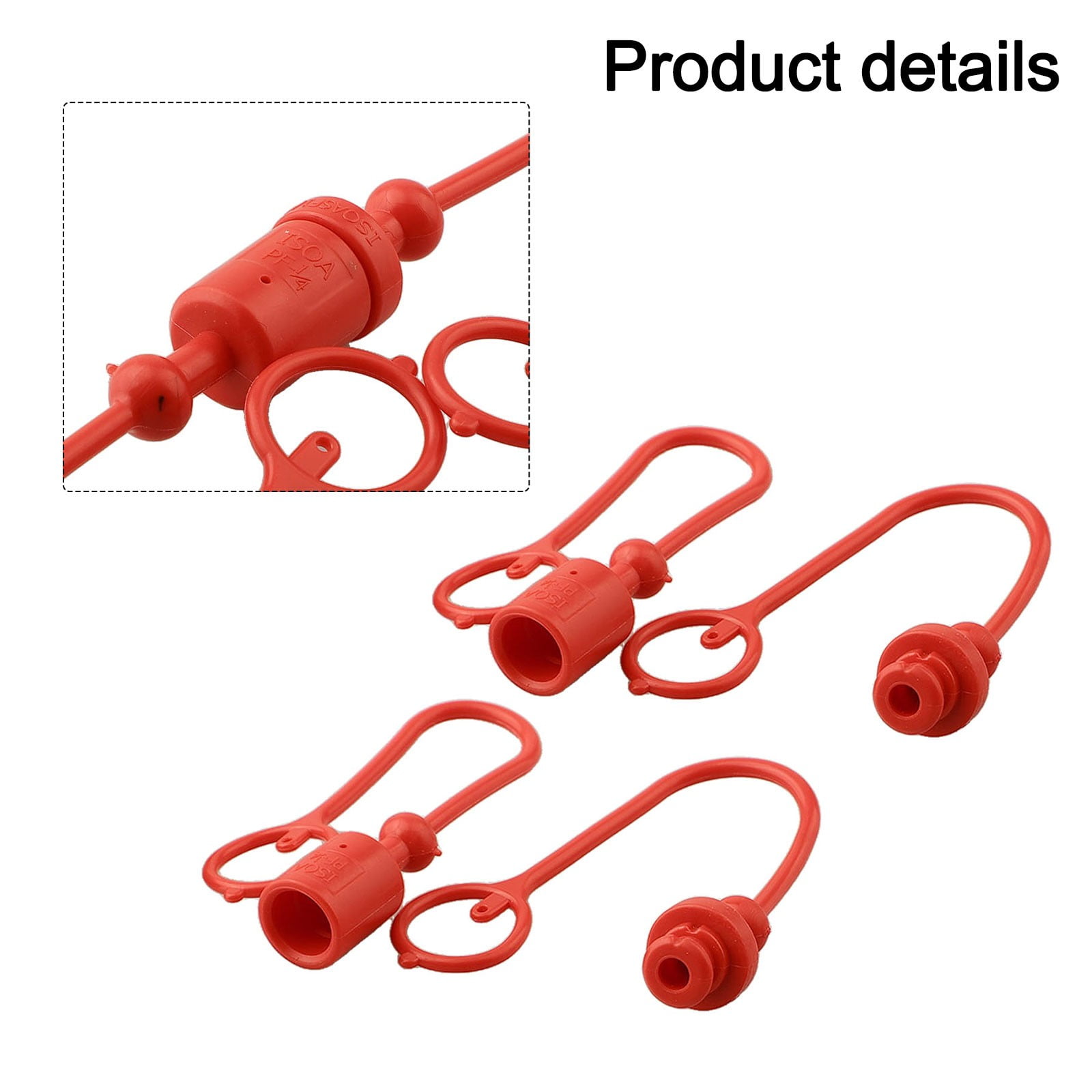 BTOER 2 Sets 1/4" for ISO-A Hydraulic Coupler Hydraulic Quick ...