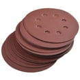 BTOER 20PCS 5Inch 8 Hole Sandpaper Adhesive Round Sanding Discs Grit40 ...