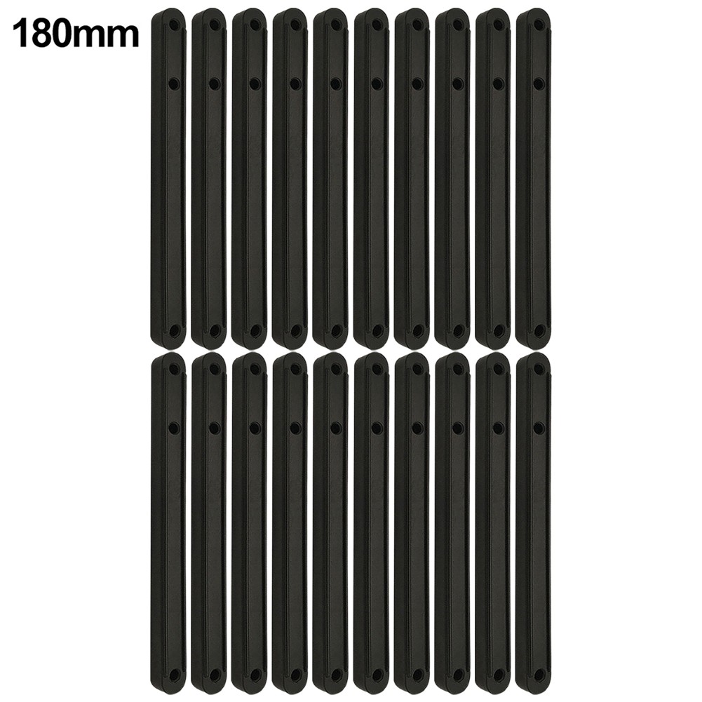 BTOER 20Pcs Draw Rail Plastic Drawer Slides 180/235/298mm Draw Runners ...
