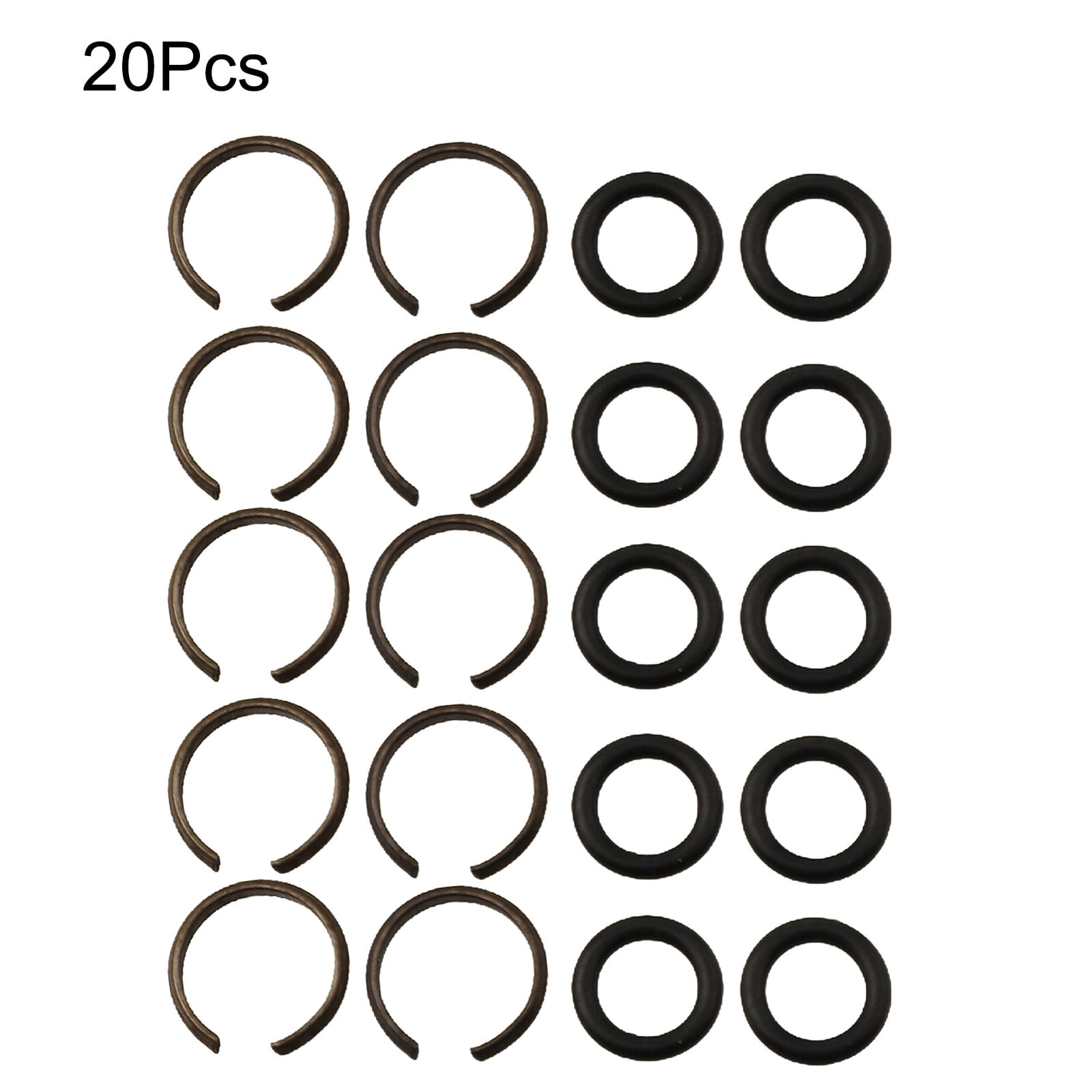 BTOER 20pcs Circlip Apron Rechargeable Lithium Battery Electric Wrench ...