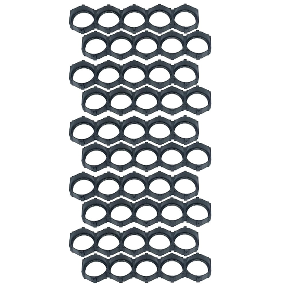BTOER 21700 Battery Brackets 21700 Battery Holder Black Plastic Frame ...