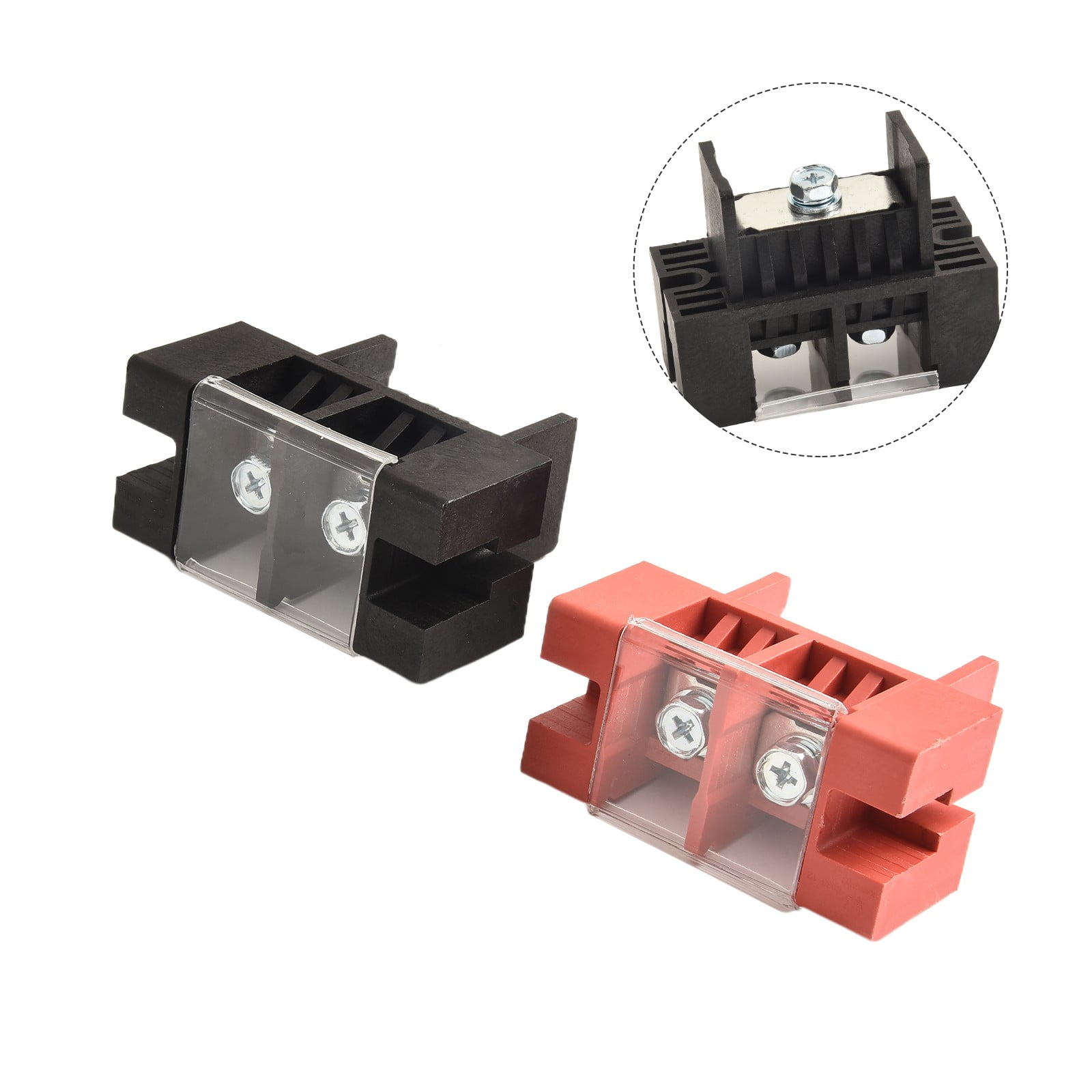 BTOER 2X100A Pure Copper High Current Terminal Block Energy Storage ...