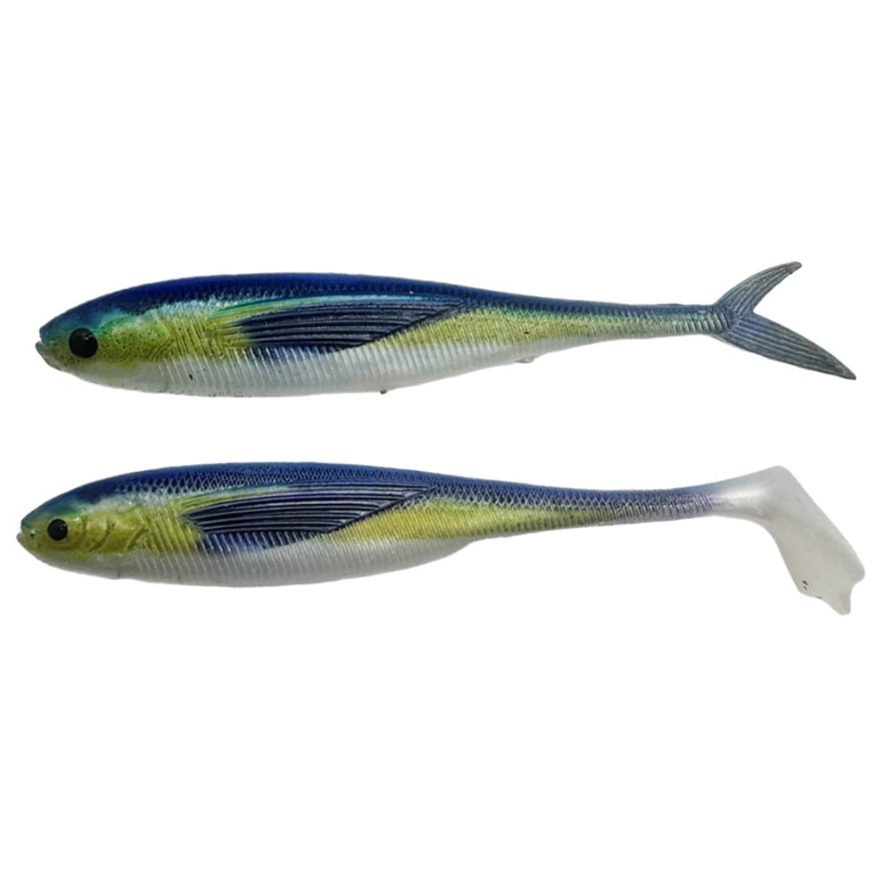 BTOER 2pcs 3D Trolling Tuna Mackerel Seawater Bait Lure Swimbait For ...