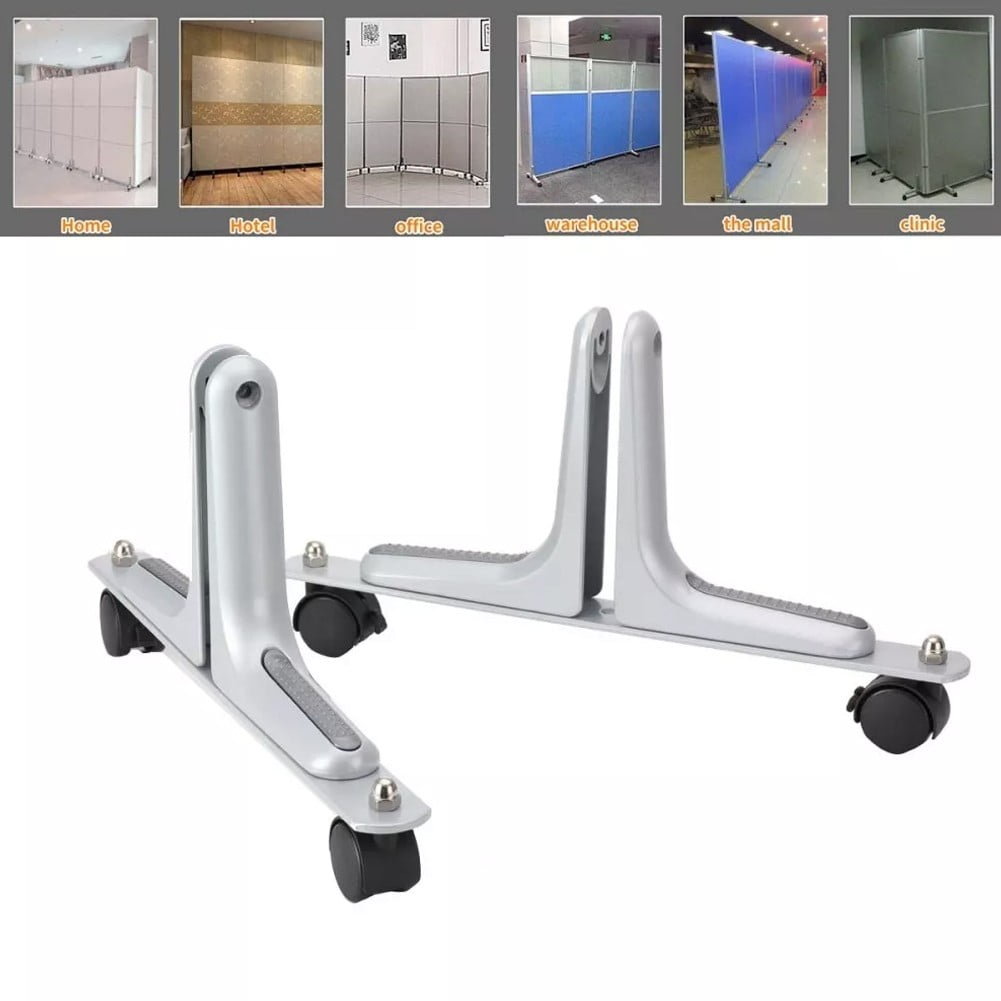 BTOER 2pcs home office Aluminum alloy privacy screen stand divider with ...