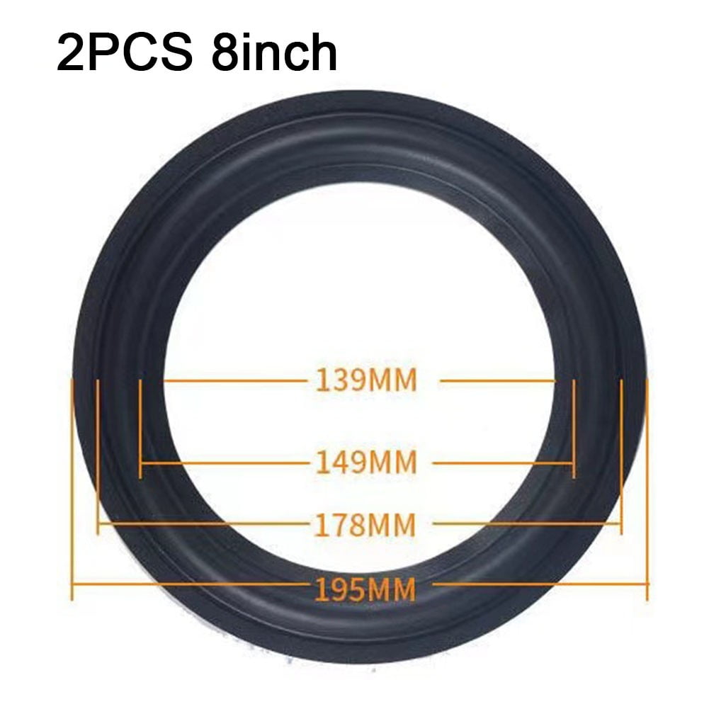 BTOER 2x Speaker Foam Surround Edge Rings Repair Kit 2Pcs 4/5/6.5/8/10 ...