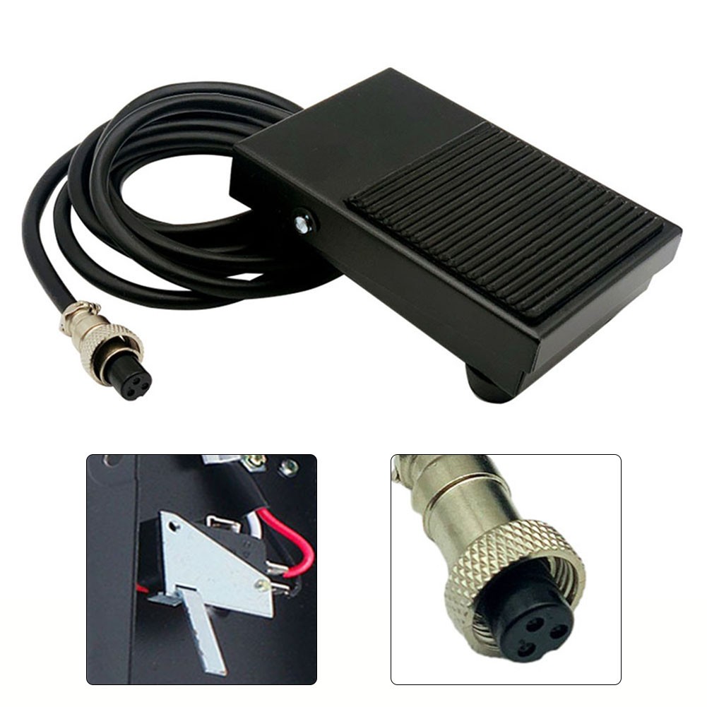 BTOER 3 Pins Foot for Pedal Power Controller Switch For TIG ATGW Plasma Spot Weldding - Walmart.com